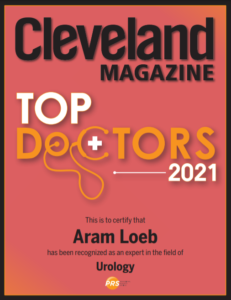 Dr. Aram Loeb Named to Cleveland Magazine Top Doctors 2021